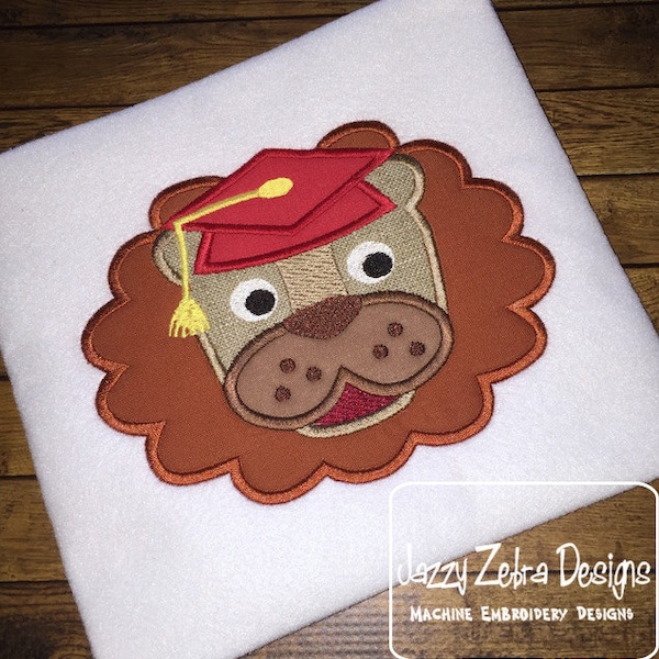Lion With Graduation Cap - Etsy