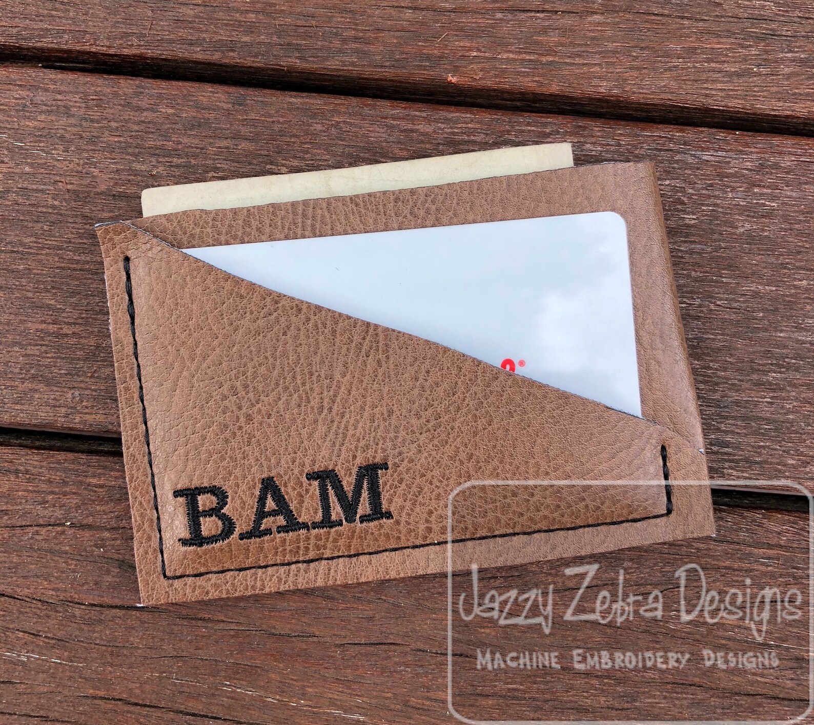 Front Pocket Wallet in the Hoop Machine Embroidery Design | Etsy