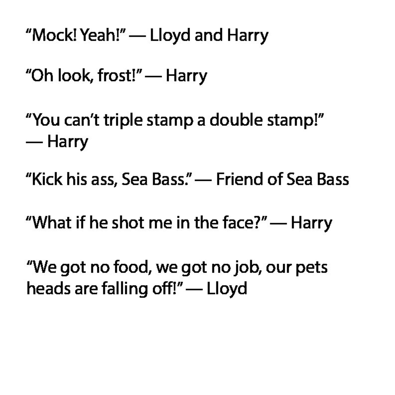 Dumb and Dumber SVG Quotes / Lettering Collection > Crafting > Clipart ...