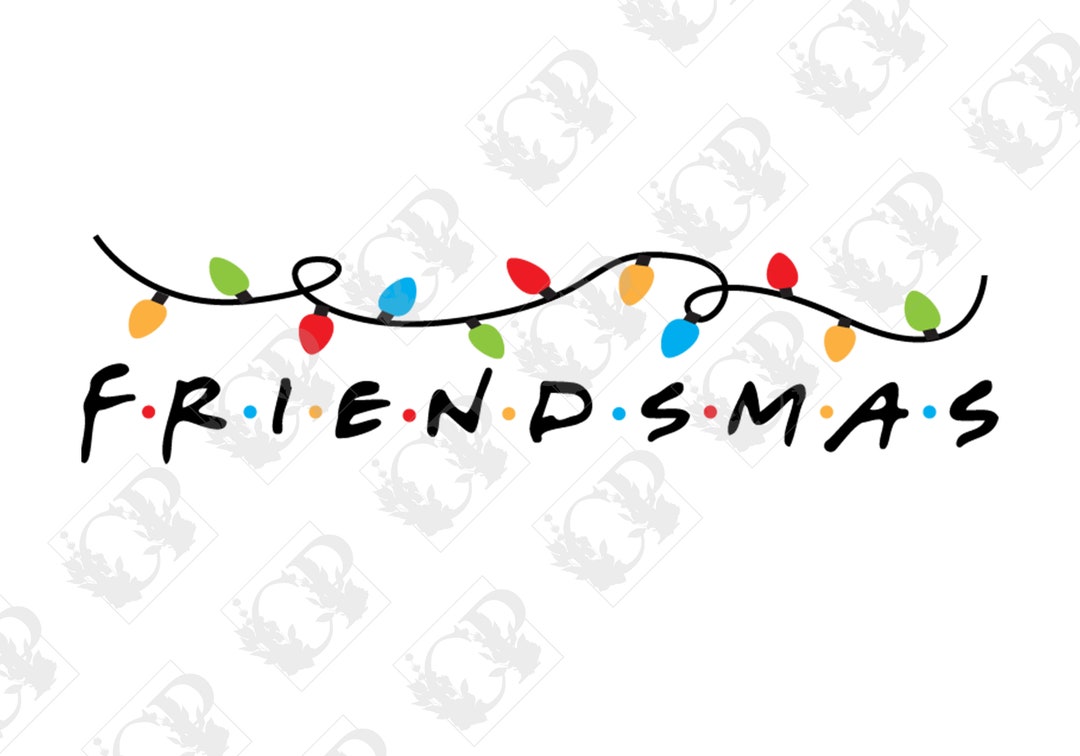 Friends Theme - "friendsmas" With Christmas Lights - Etsy