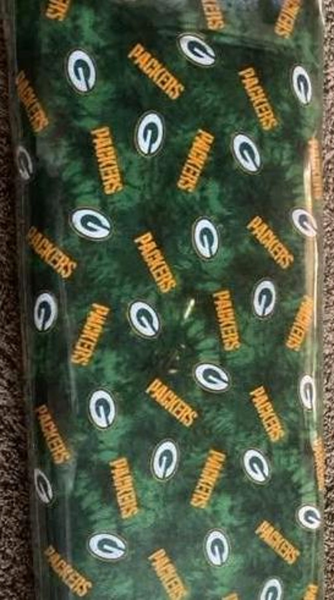 NFL Flannel Green Bay Packer Fabric - Etsy