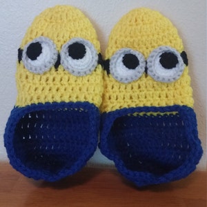 Minion Slippers Adult - Etsy