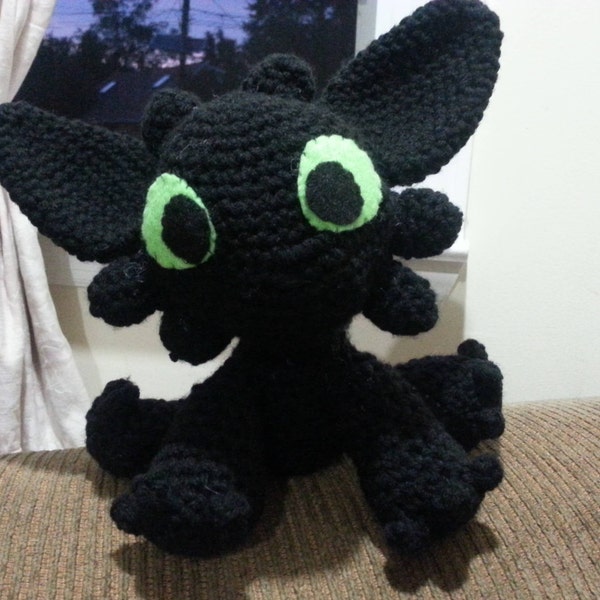 Toothless Crochet Pattern - Etsy