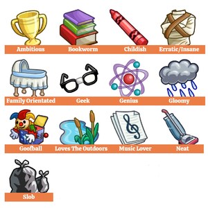 The Sims 4 / Trait Keychain - Etsy
