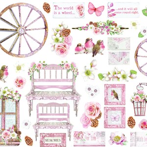 Stamperia ROSELAND Die Cuts Chipboard Shapes DFLDC80 - Etsy