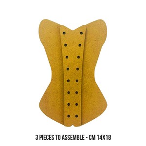 Stamperia CRAFTY Shapes Old Lace CORSET Die Cuts Chipboard Shapes # ...