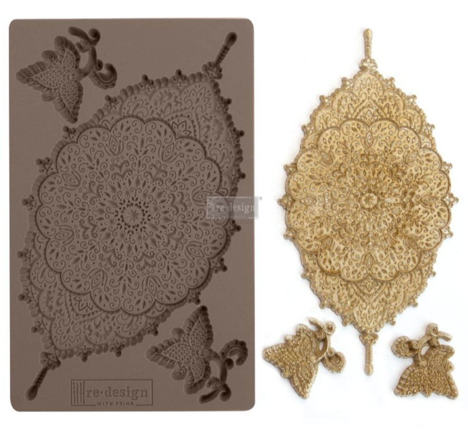 MOROCCO EMBLEM Re-design Prima Decor Moulds Molds Food Safe Resin ...