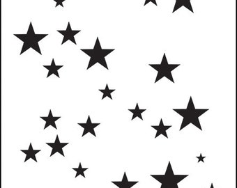4 Star Stencil - Etsy