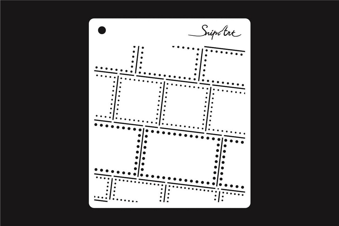 Snipart Industrial Factory METAL JOINTS Stencil #38216 - Etsy