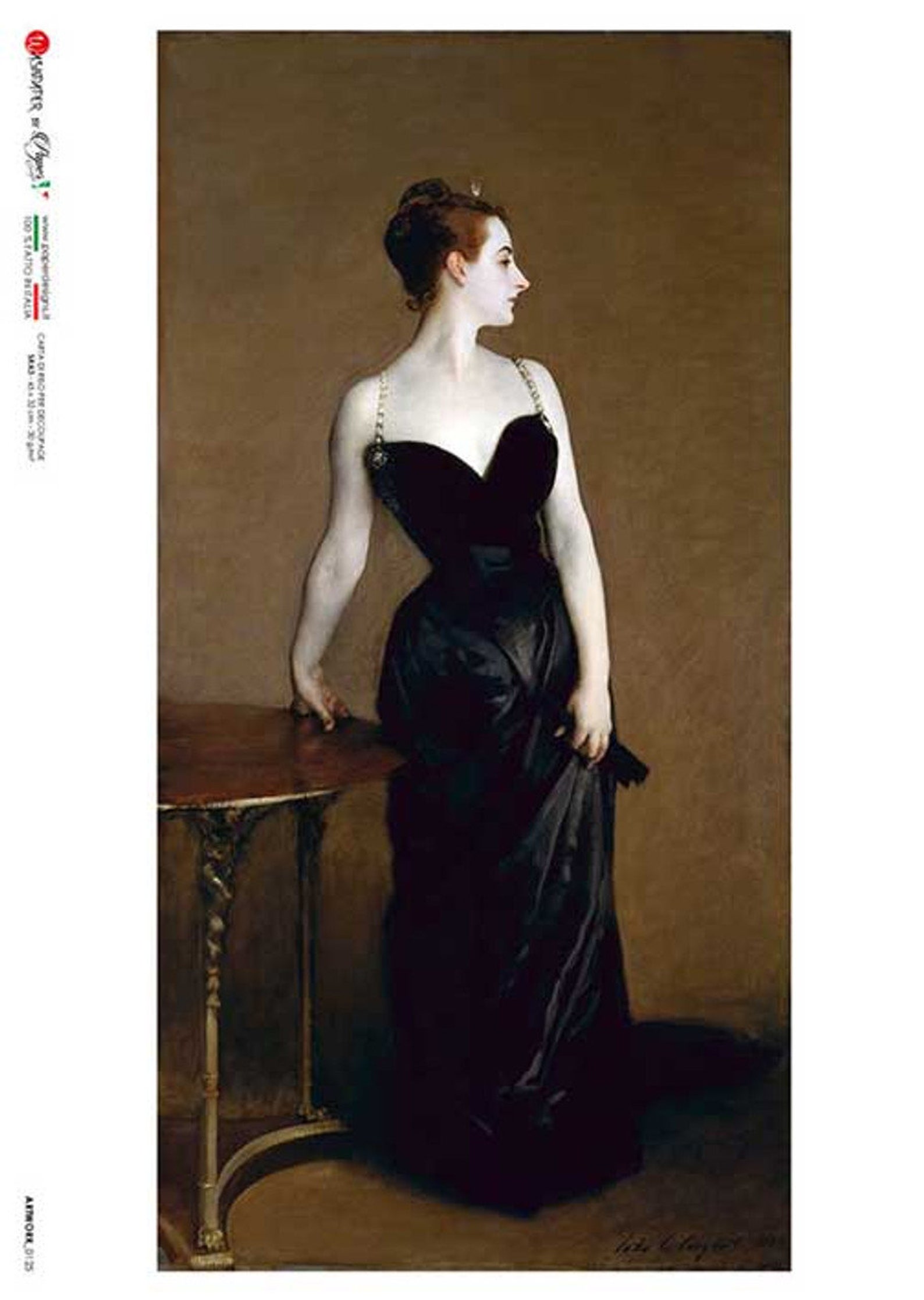 Paper Designs John Singer Sargent MADAME A4 Decoupage Rice Paper # ...