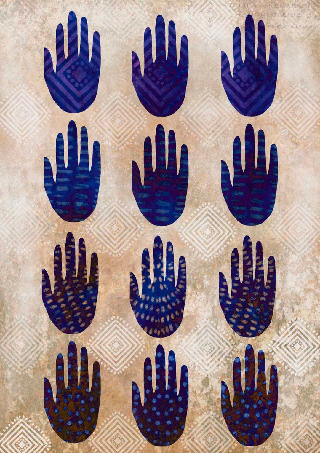 Decoupage Queen HAND PRINT A4 Rice Paper #DQRP0183 - Etsy