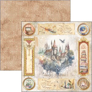 Ciao Bella WIZARD ACADEMY 8x8 Paper Pad 12 Sheets CBH071 - Etsy