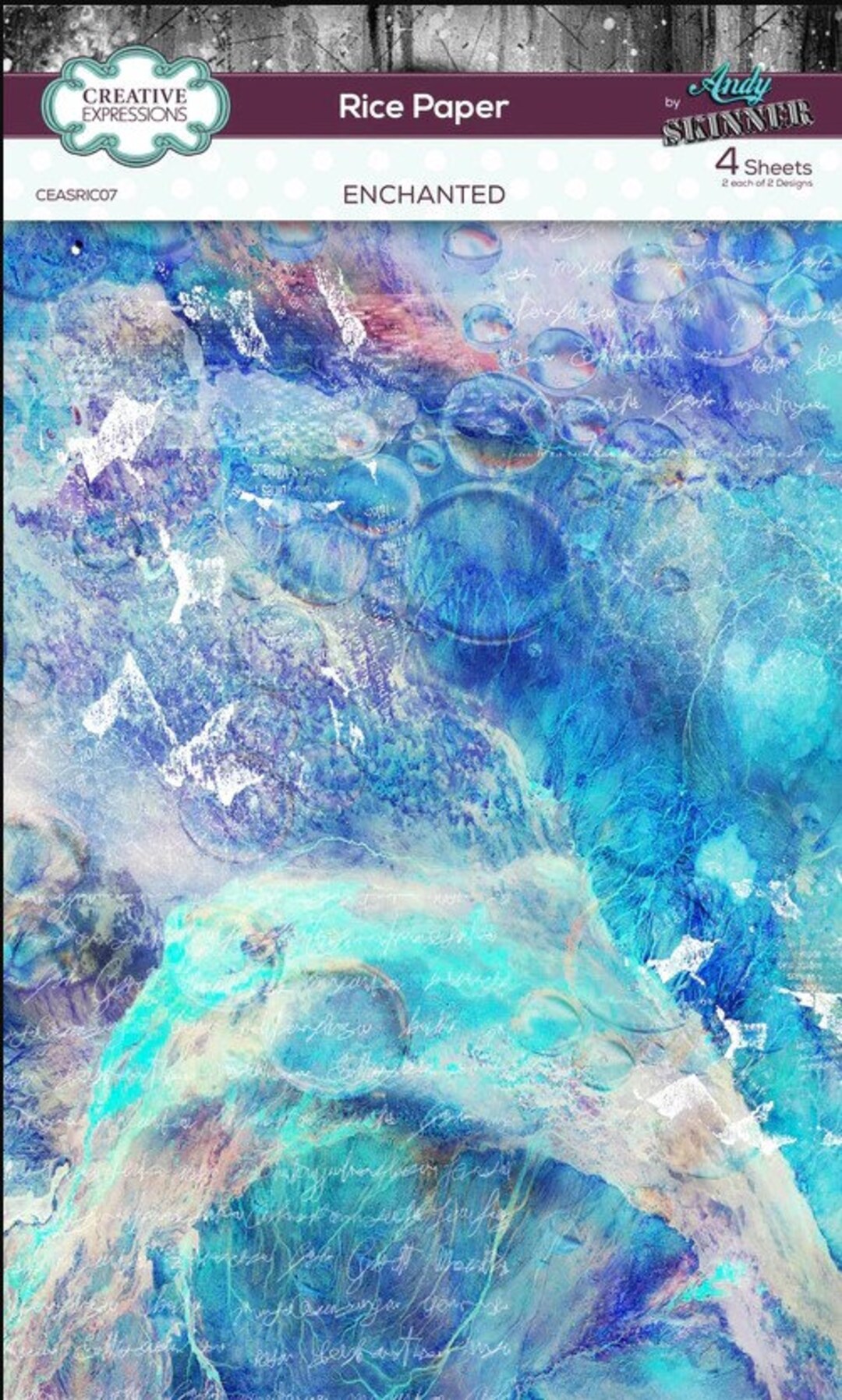 Andy Skinner Creative Expressions ENCHANTED Decoupage Rice Paper ...
