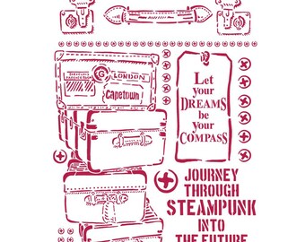 Stamperia Stencil DANCE 21 X 29.7 Cm / 8.25 X | Etsy