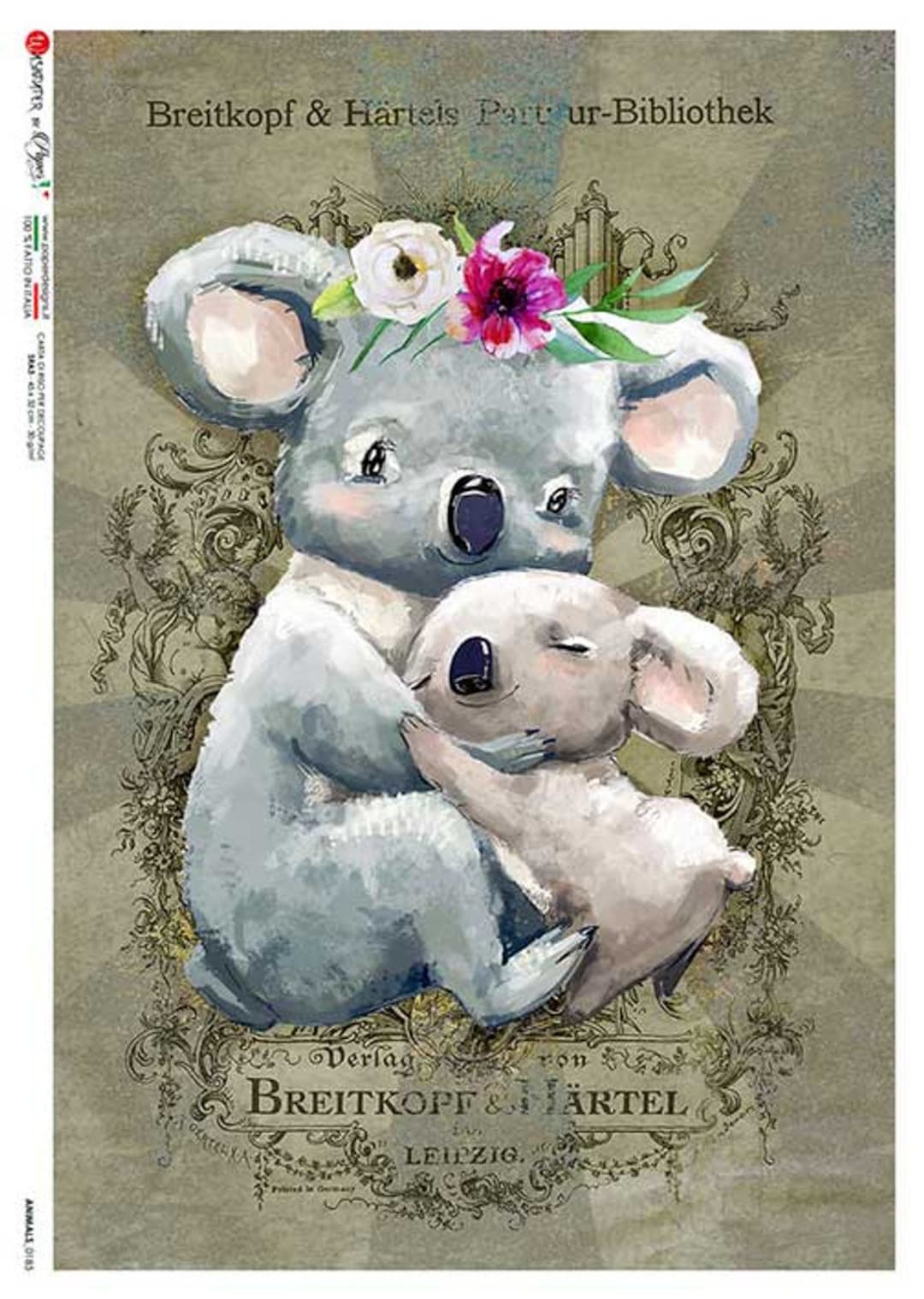 Paper Designs CUDDLY KOALAS A4 Decoupage Rice Paper #ANIMALS 0185 - Etsy
