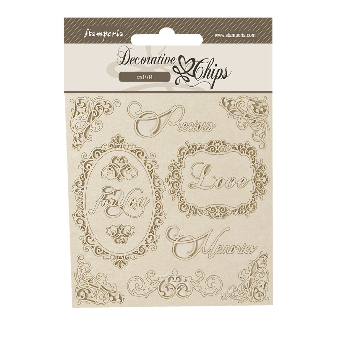 Stamperia PRECIOUS FRAMES Decorative Chips 5.5" X 5.5" #SCB199 - Etsy