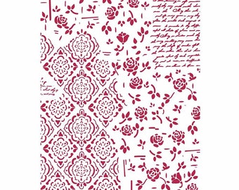 Stamperia Stencil DANCE 21 X 29.7 Cm / 8.25 X | Etsy