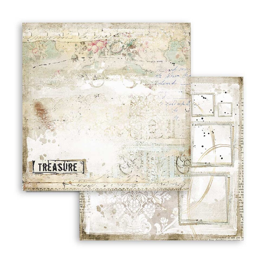 Stamperia Romantic Collection JOURNAL 8X8 Double Faced - Etsy