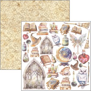 Ciao Bella WIZARD ACADEMY 8x8 Paper Pad 12 Sheets CBH071 - Etsy