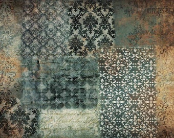 Patchwork Paper - Etsy