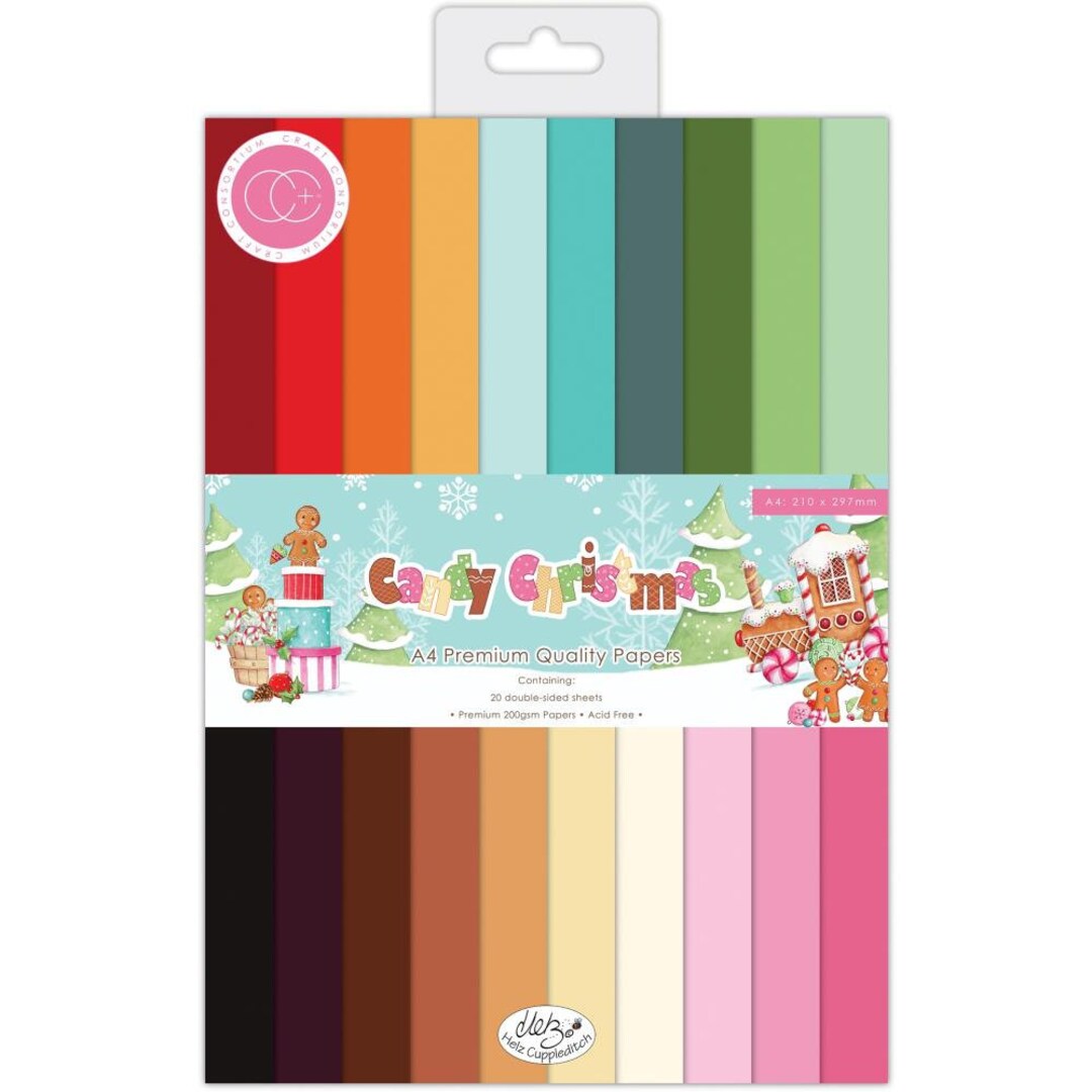 Craft Consortium CANDY CHRISTMAS Premium A4 Collection CCPPAD037C - Etsy