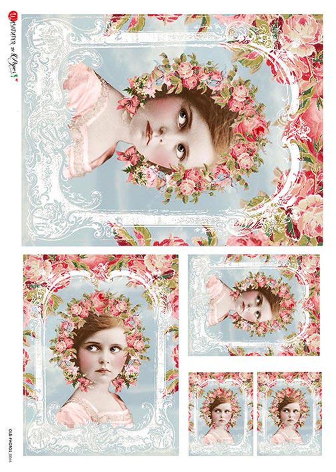 Paper Designs Old Photos PORTRAITS A4 Decoupage Rice Paper #OLD ...