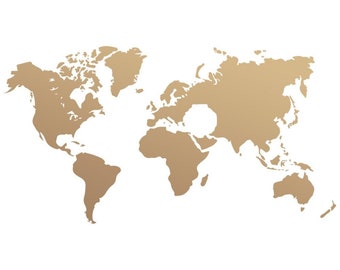 Mini World Map | Etsy