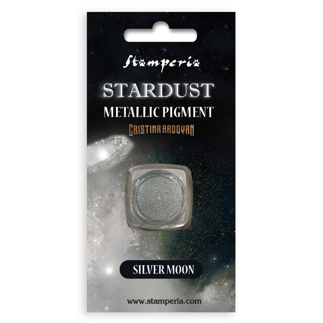 STAMPERIA Stardust SILVER MOON Metallic Pigment #KAPRB04 - Etsy