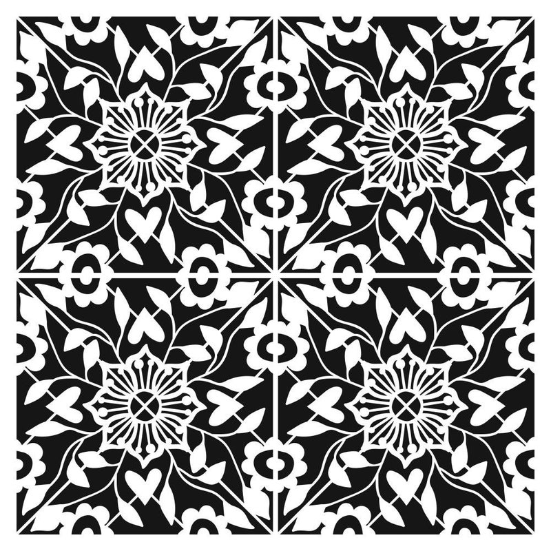 Tile Stencil 6x6 - Etsy