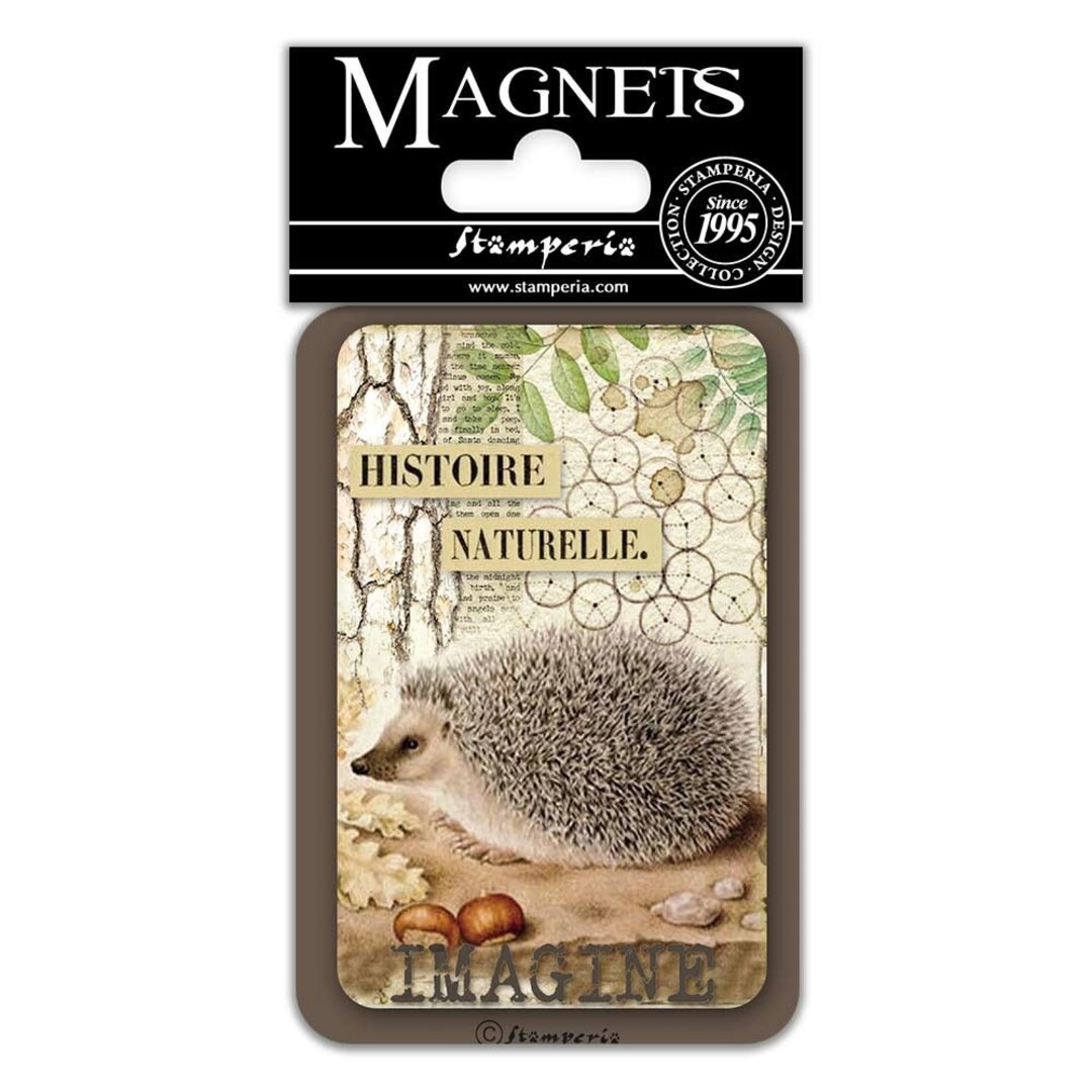Stamperia COLLECTIBLE MAGNET Imagine Hedgehog EMAG018 - Etsy