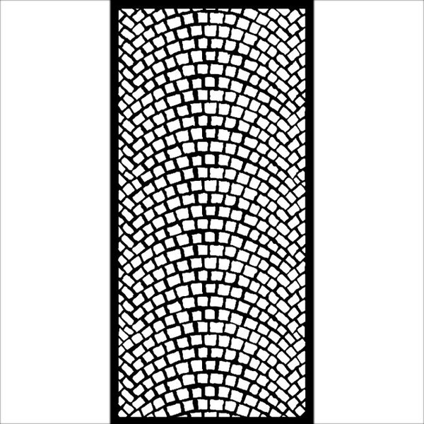 Cobblestone Stencil - Etsy