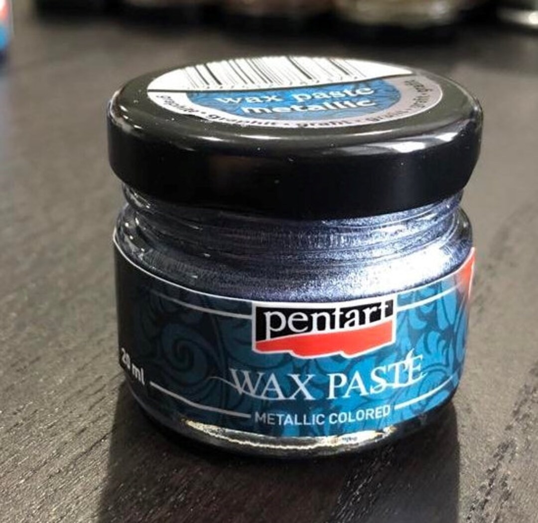 Pentart Wax Paste METALLIC Colored GRAPHITE 20 Ml 26686 - Etsy