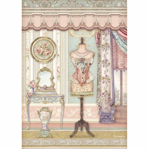 Stamperia PRINCESS Portrait Decoupage A4 Rice Paper - Etsy