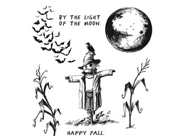 Scarecrow Stamps - Etsy
