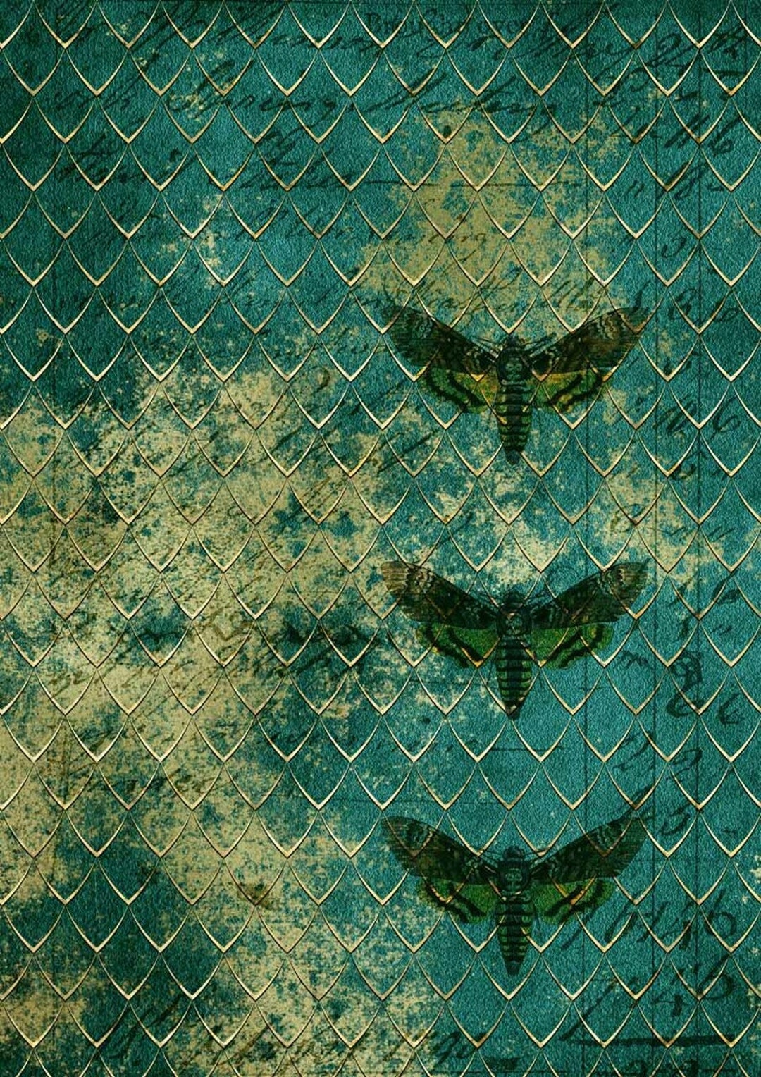 Decoupage Queen DRAGON SCALES A4 Rice Paper Dqrp0137 retired - Etsy