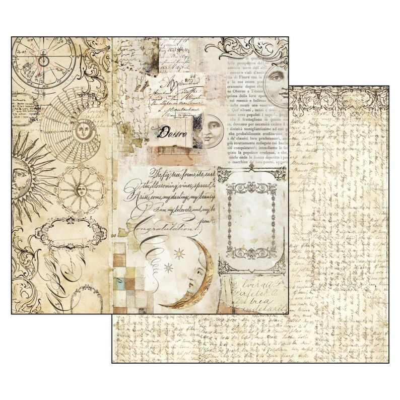 Stamperia ALCHEMY 12x12 Double Faced Scrapbook Paper 10 PCS - Etsy