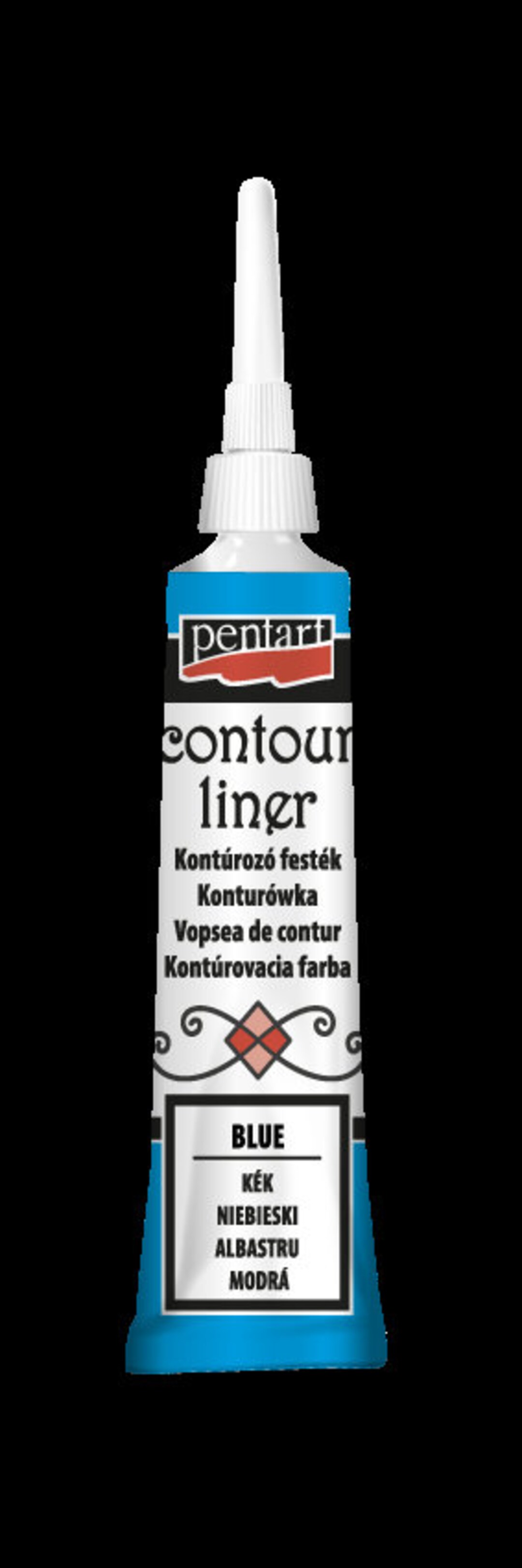 Pentart Contour Liner BLUE 20ml 11034 - Etsy