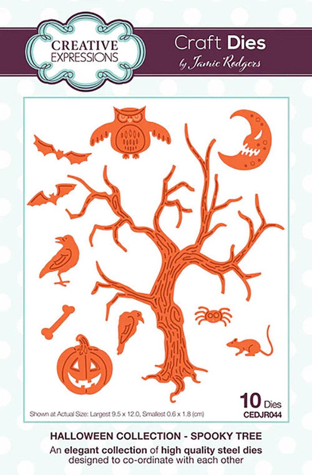 Creative Expressions Halloween Collection SPOOKY TREE Craft Die ...
