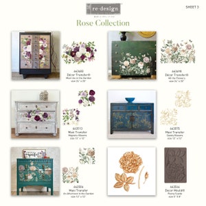 Re-design Prima Decor Maxi Transfer MAJESTIC BLOOMS 2 Sheets 12"x12 ...