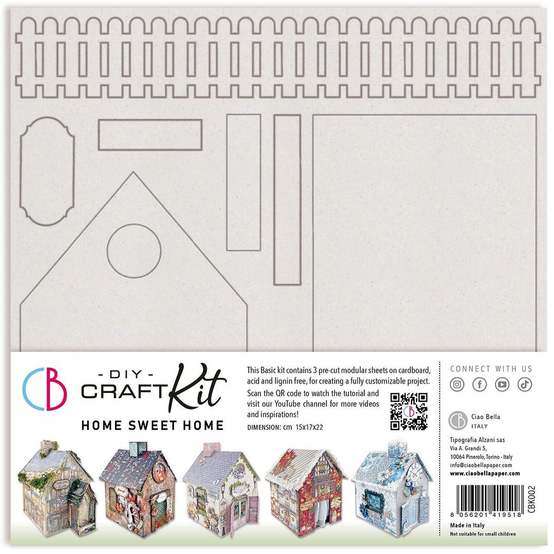Ciao Bella HOME Sweet Home DIY BASIC House Craft Kit #CBK002 - Etsy