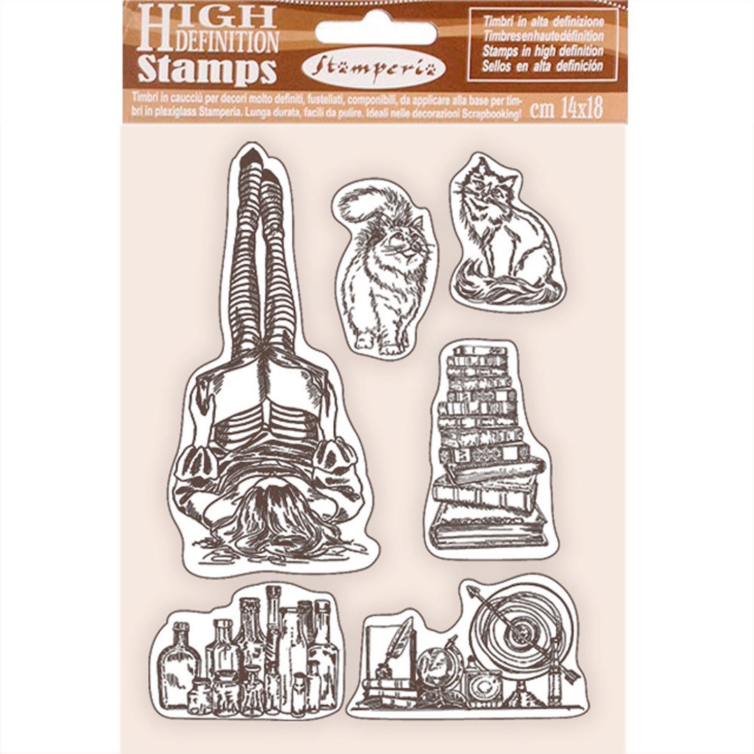 Stamperia HD Lady Vagabond Lifestyle Air Ship HD Stamps 14x18 Cm ...