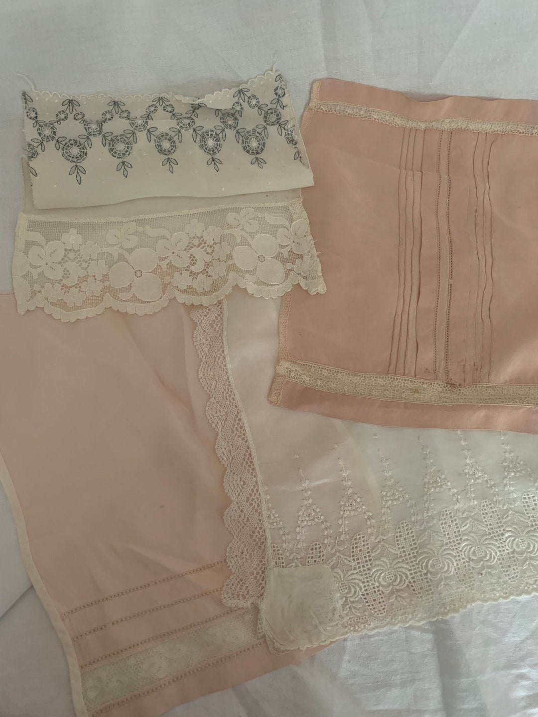 A Collection of 6 Edwardian Dress Modesty Panel. - Etsy