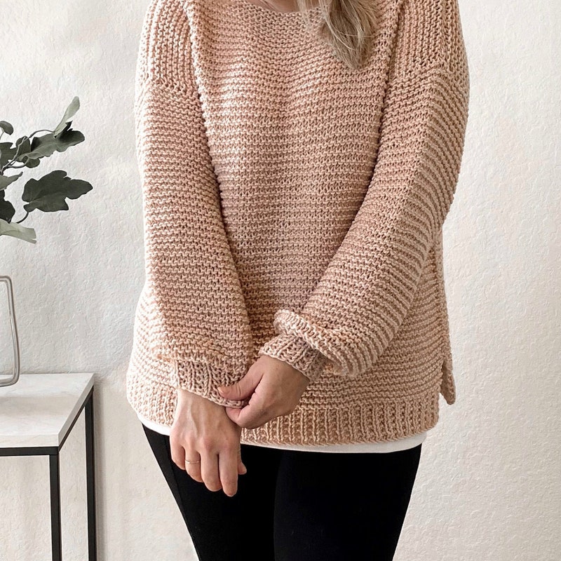 Knitted Sweater - Etsy