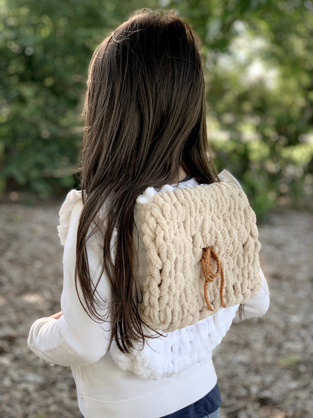 Off the Hook Yarn Pattern: Rye Loop Backpack, Kids Backpack ...