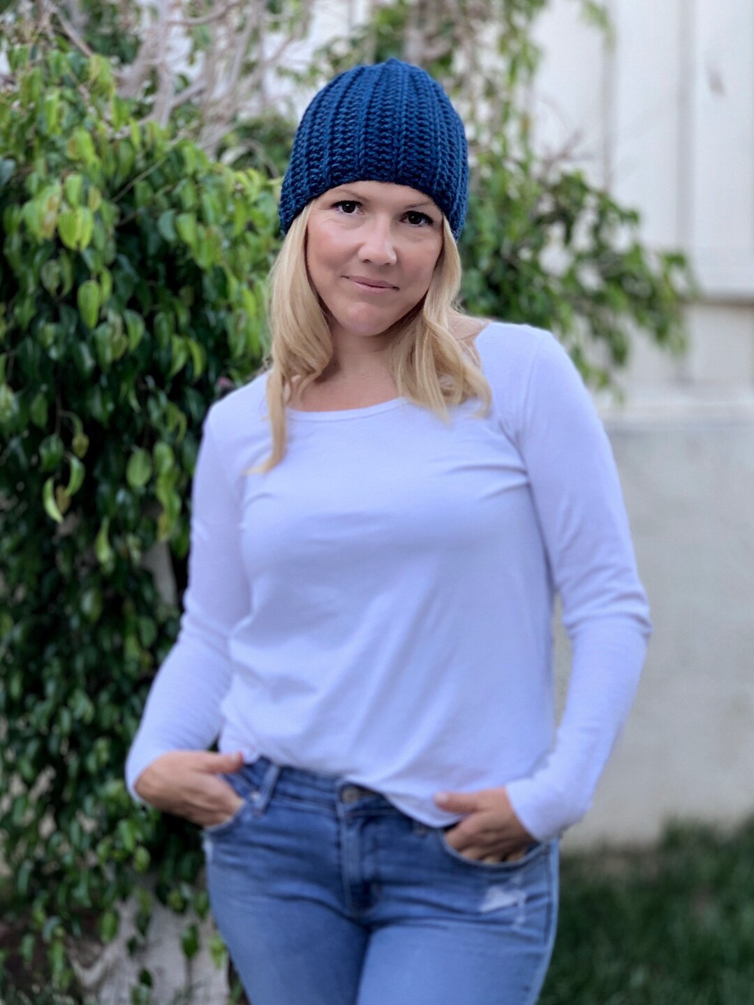 CROCHET PATTERN, Barrow Bulky Beanie • Ribbed Beanie• Hat Pattern ...