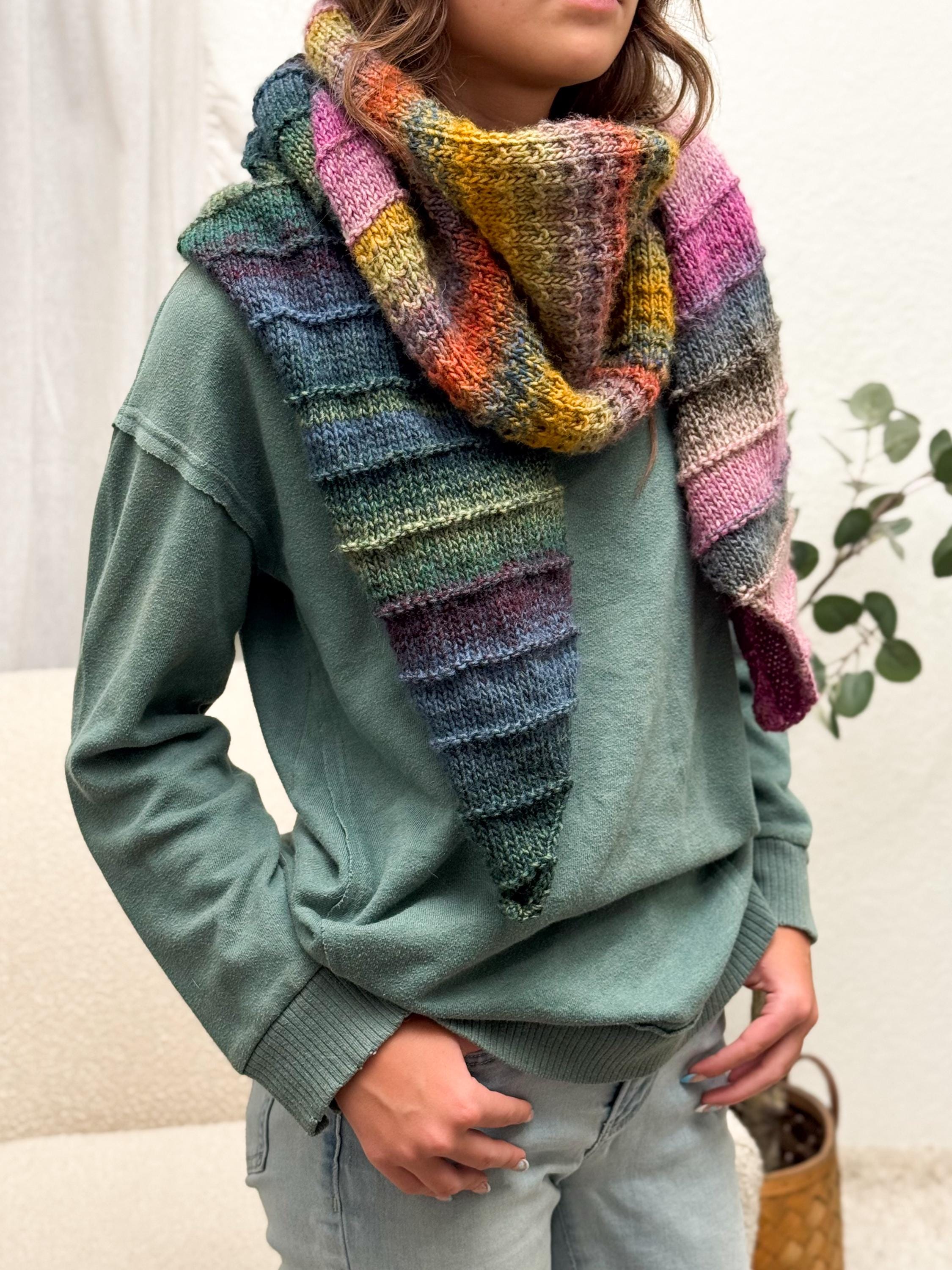 Waverly Shawl, KNITTING PATTERN, Worsted Weight Yarn, Easy Texture ...