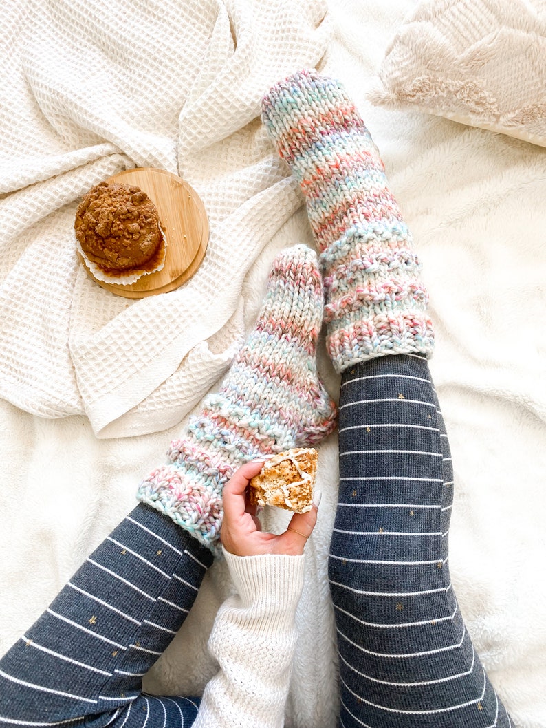 KNITTING PATTERN• Cosy Toes Slippers, Easy Knit Slipper, No Short Rows ...
