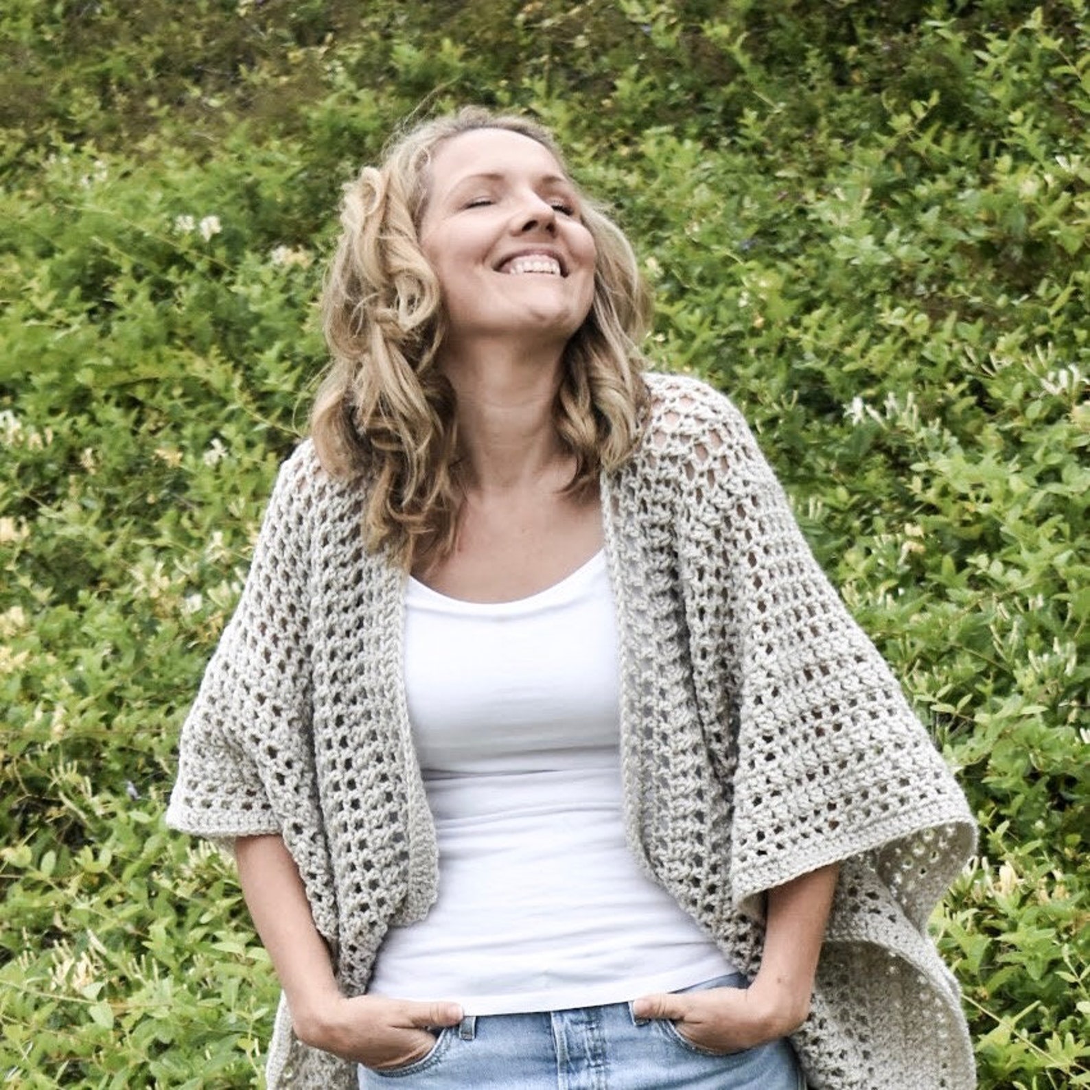 CROCHET Patternboho Cardigancrochet Cardiganbat Wing Sleeve | Etsy