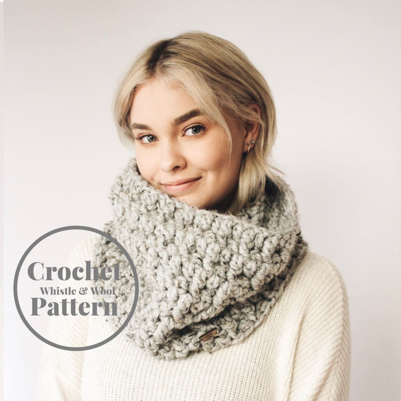 CROCHET Patterncrochet Cowlchunky Cowlthe Ripley Cowl - Etsy