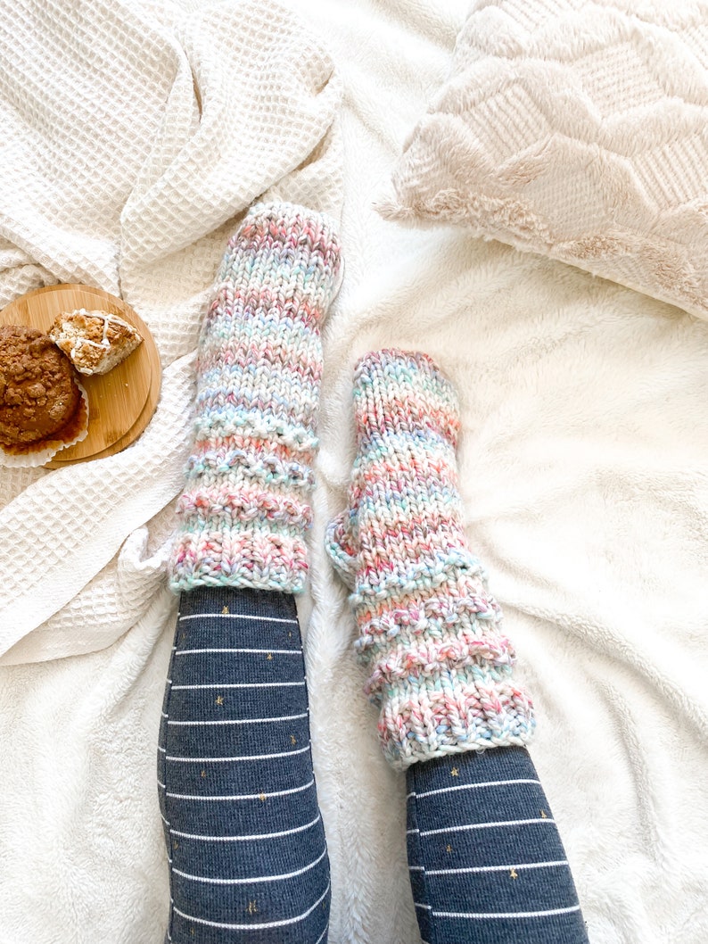 KNITTING PATTERN Cosy Toes Slippers Easy Knit Slipper No - Etsy